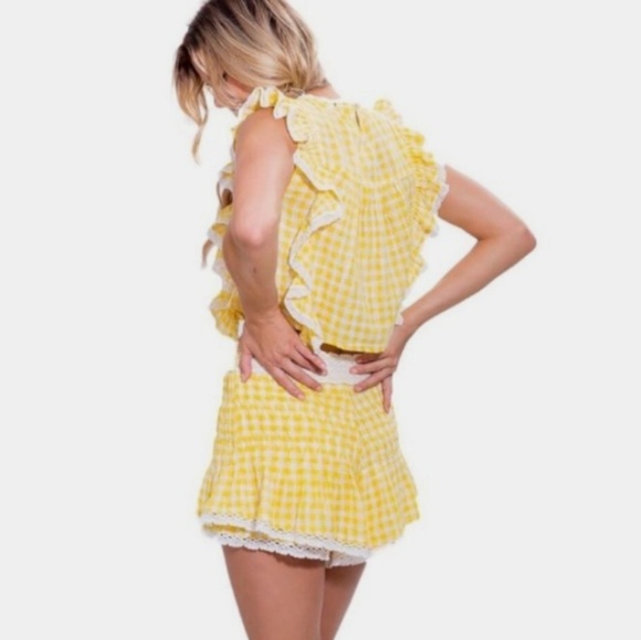 Free People | Other | Free People 2piece Tessa Shortie Set New | Poshmark